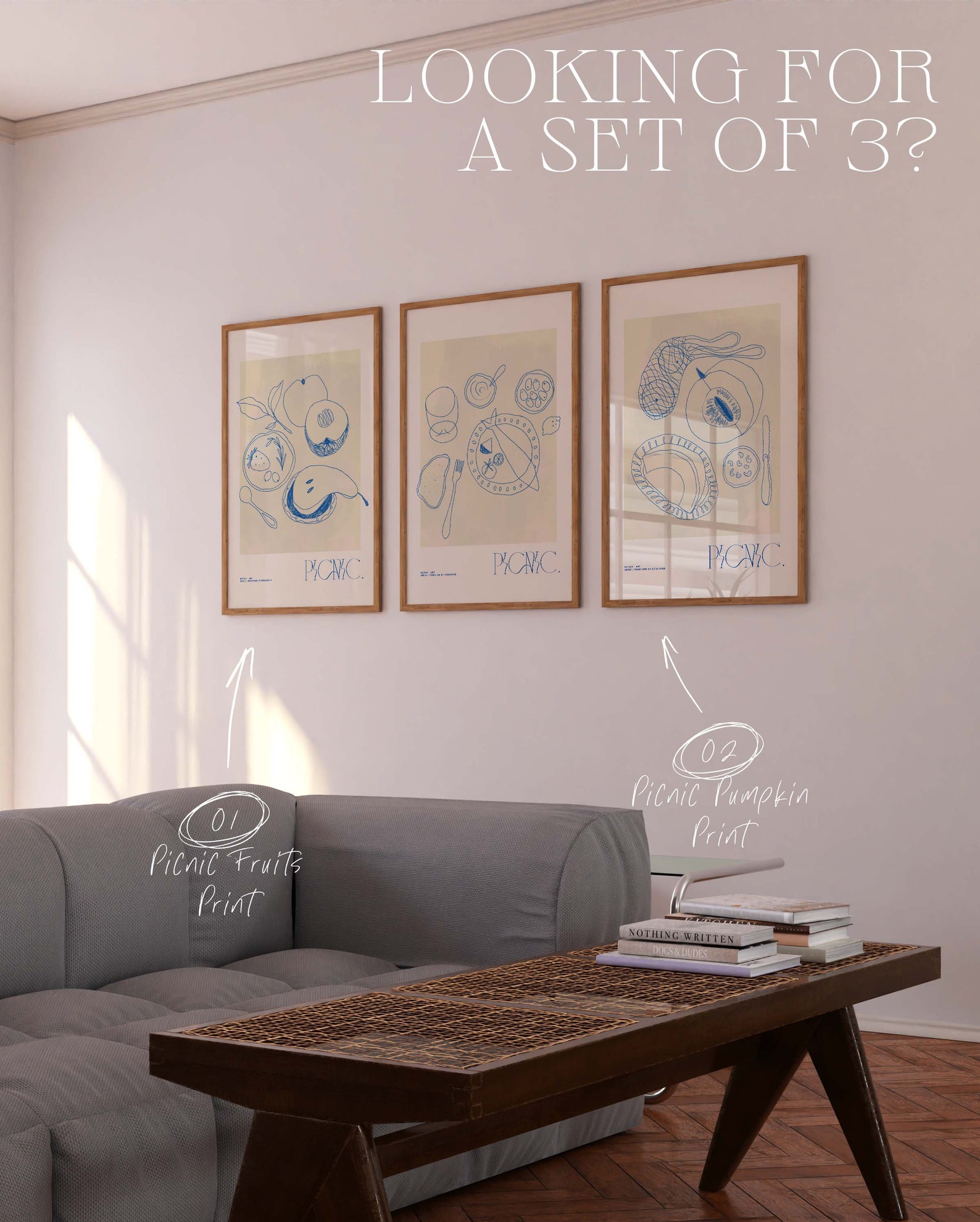 Vintage Food Print Fish Retro Poster Trendy Wall Art Kitchen - Etsy