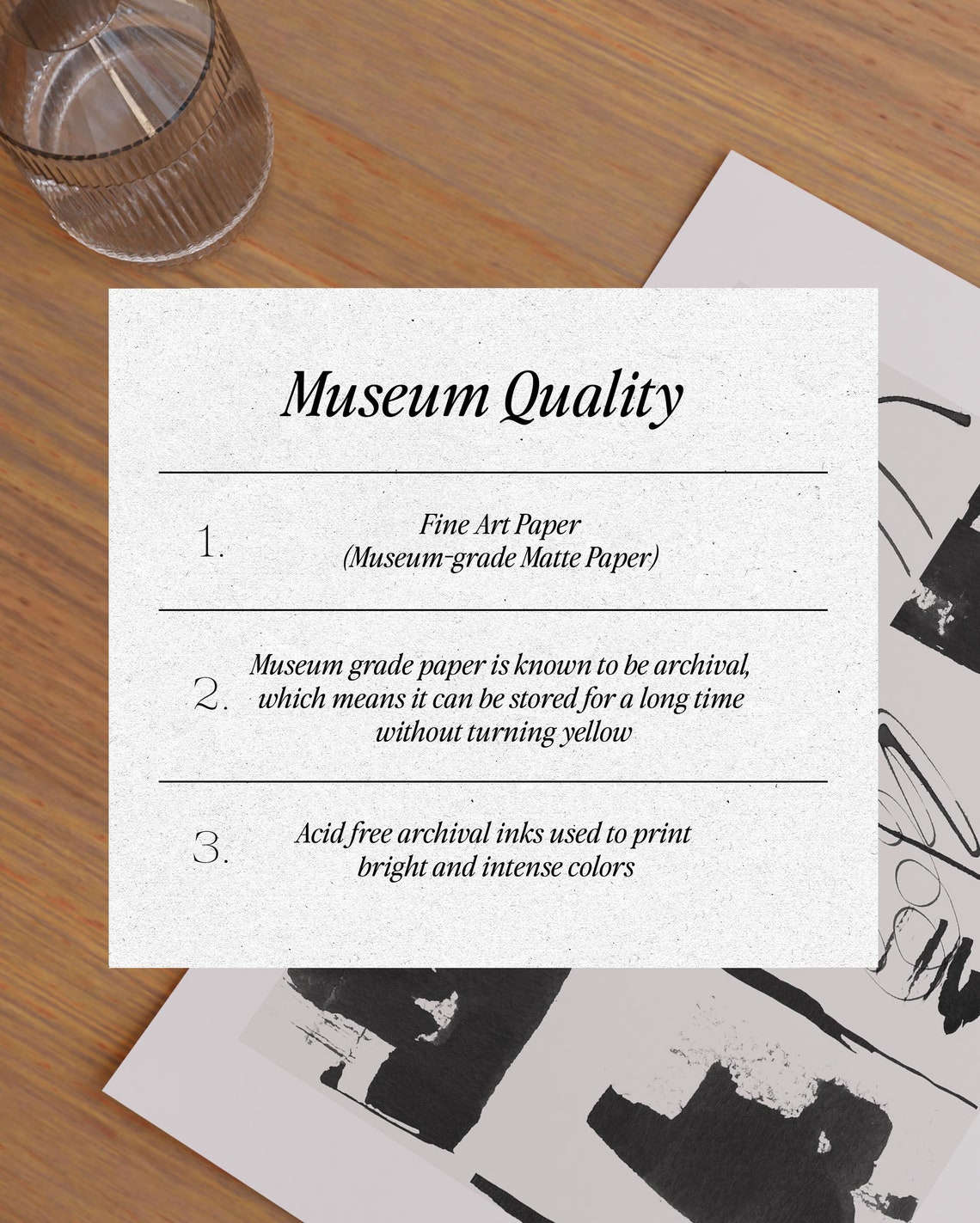 Japandi Wall Art Zen Modern Abstract Scribble Print Scandi Nordic Black ...