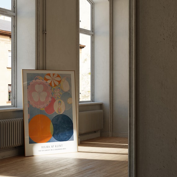 Hilma Af Klint Print the Ten Largest No. 2 Childhood Poster - Etsy