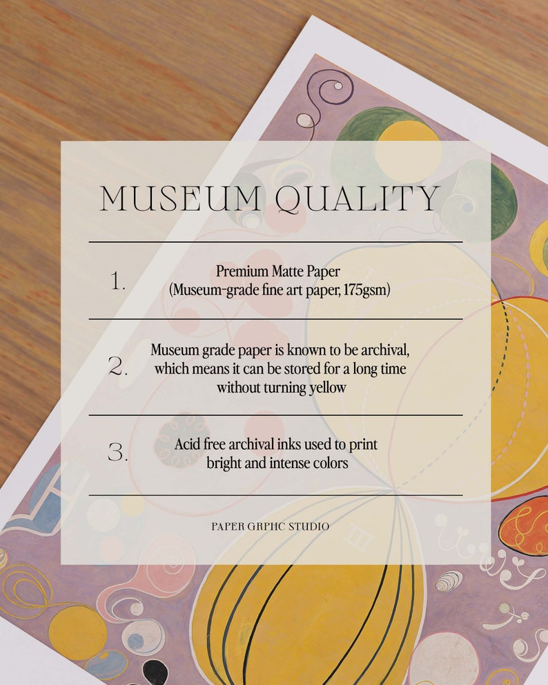 Hilma Af Klint Print the Ten Largest Adulthood Poster - Etsy