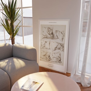Albrecht Durer Six Studies of Pillows Print Laundry Decor Still Life ...