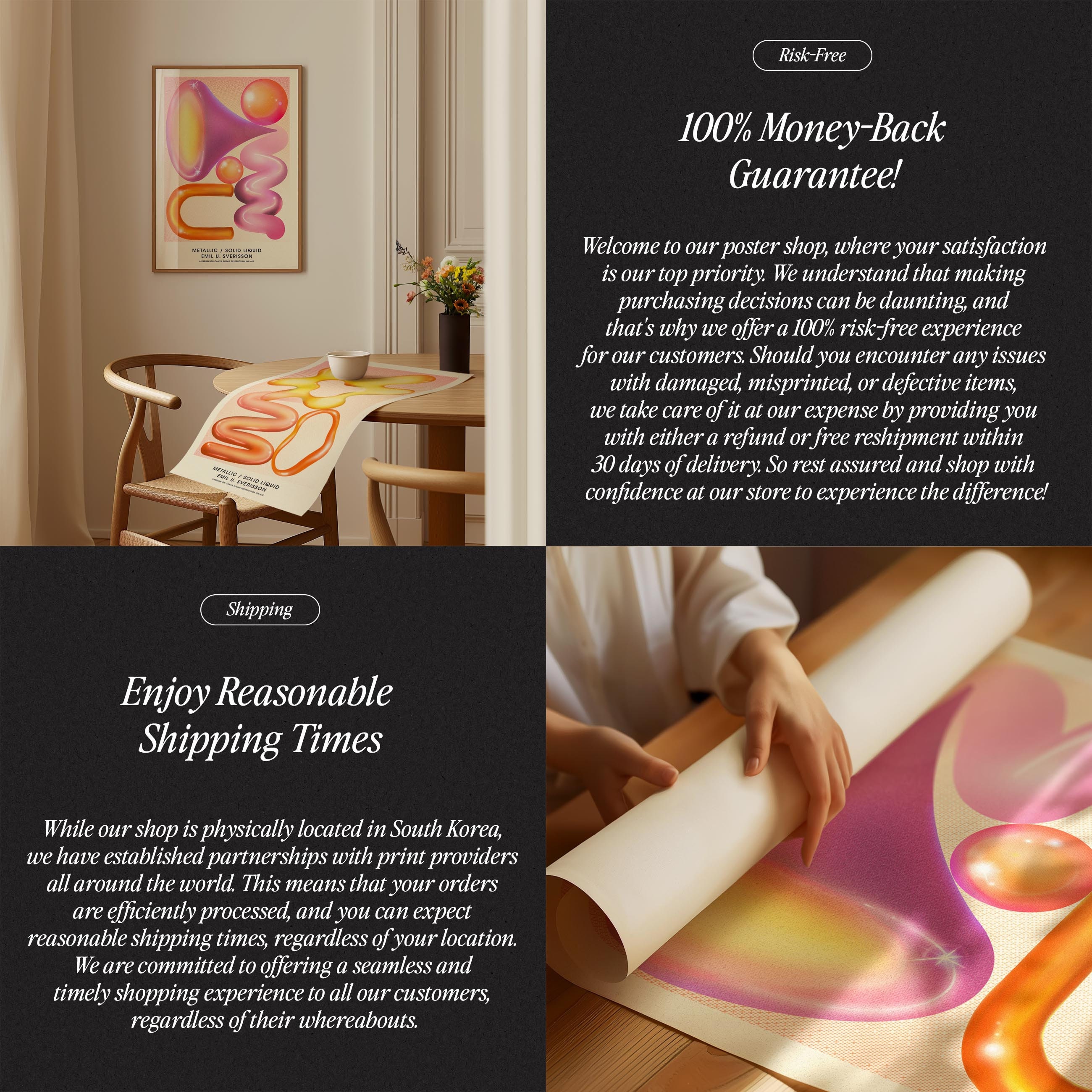 Y2k Print 2000s Aesthetic Maximalist Room Decor Abstract Trendy Funky ...