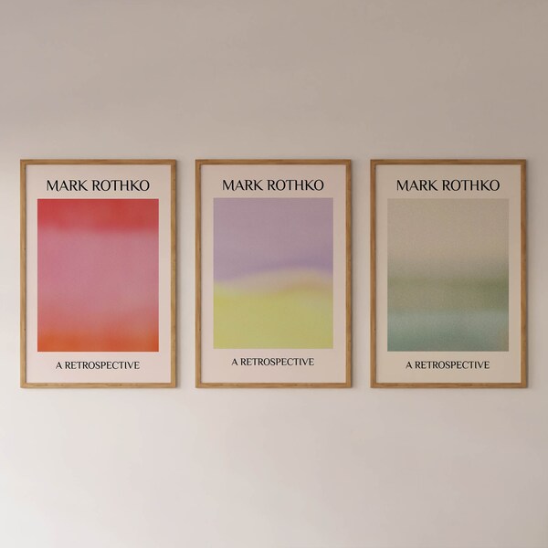 Rothko Inspired Art - Etsy UK