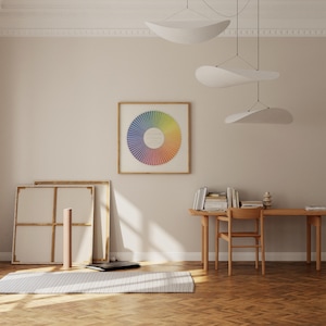 Color Wheel Poster | Frame Option | Color Theory Wall Art, Color Chart ...
