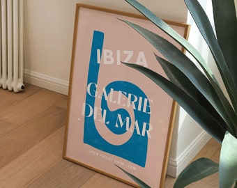 Preppy Ibiza Poster - Etsy UK