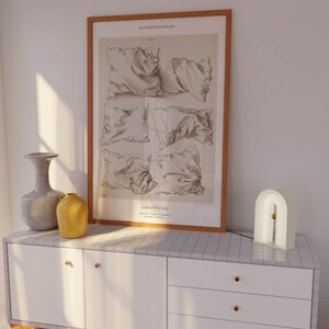 Albrecht Durer Six Studies of Pillows Print Laundry Decor Still Life ...