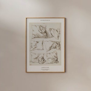 Albrecht Durer Six Studies of Pillows Print Laundry Decor - Etsy