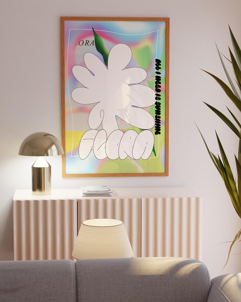2000s Aesthetic Print Y2k Room Decor Trendy Poster Postmodern Funky ...