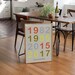 Custom Birth Year Print | FRAME Option | Personalized Family Poster ...