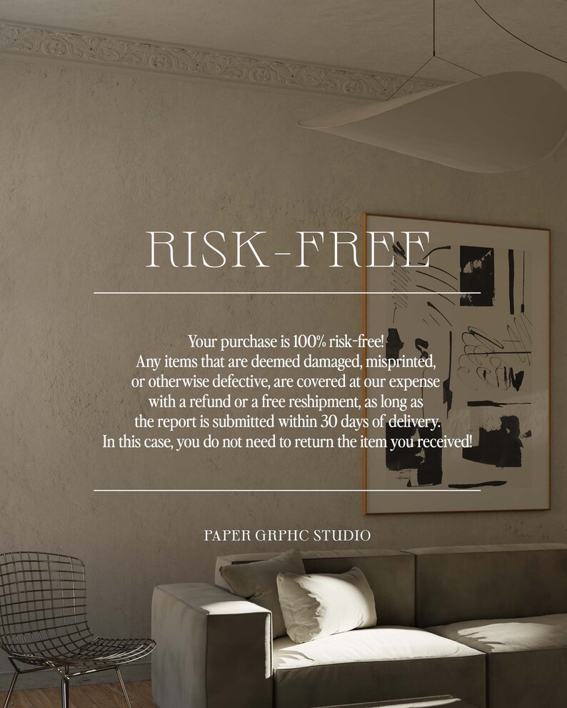 Japandi Wall Art Zen Modern Abstract Scribble Print Scandi - Etsy