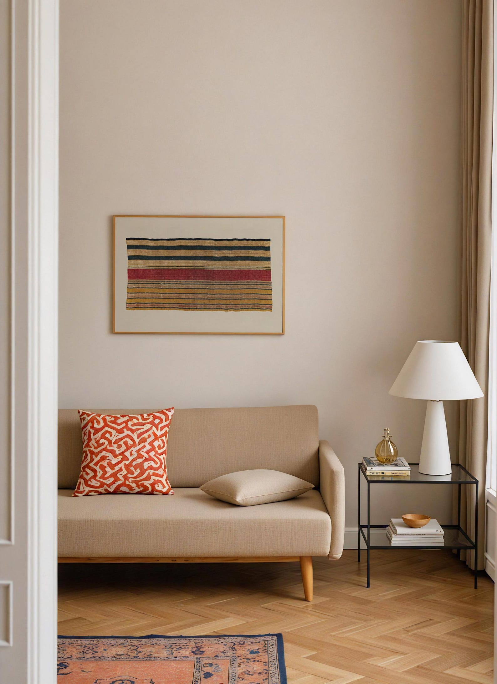 Moroccan Textile Wall Art | FRAME Option | Horizontal Giclee Print ...