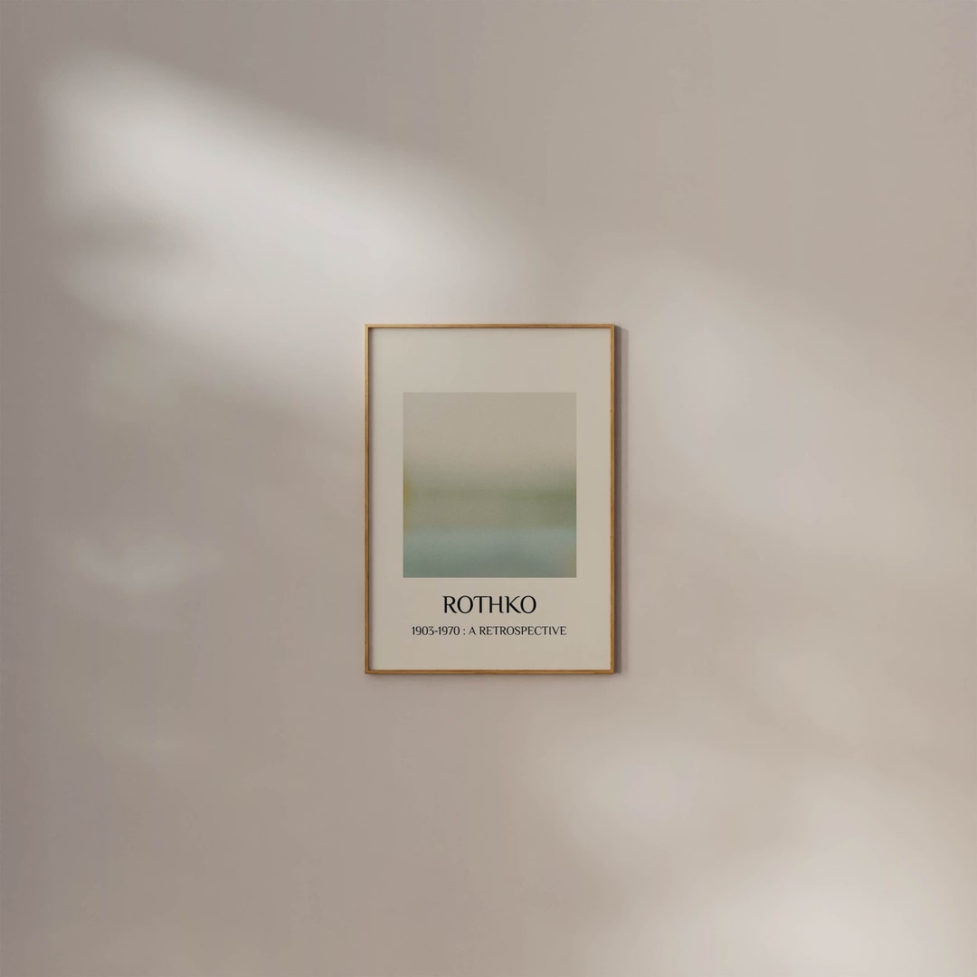 Mark Rothko Print Green Gradient Wall Art Digital Download - Etsy