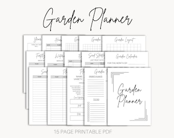 Printable Garden Layouts, Plot Plan Templates for Gardening Design, DIY ...