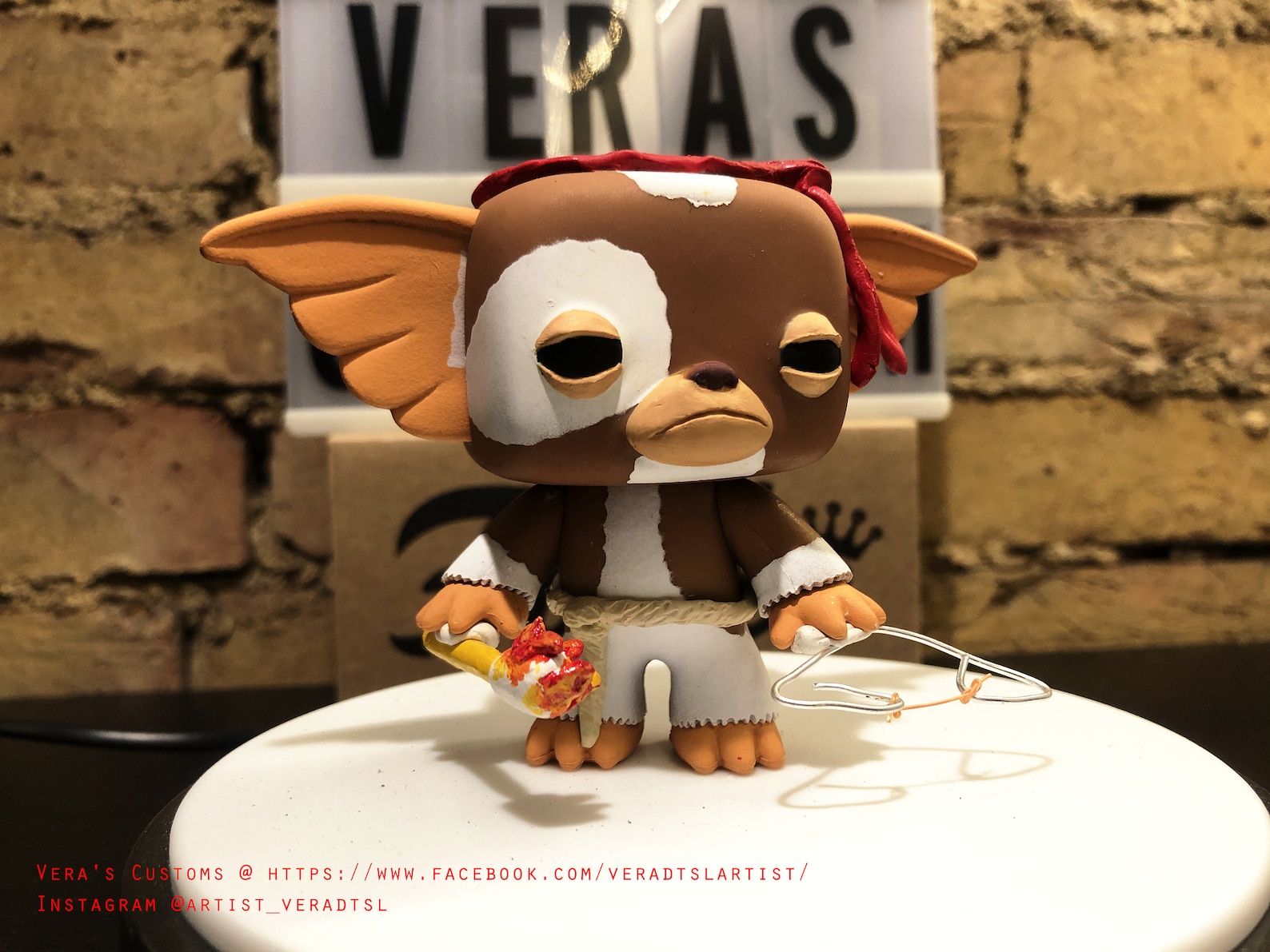 Gizmo As Rambo Gremlins 2 The New Batch CUSTOM Funko Pop | Etsy