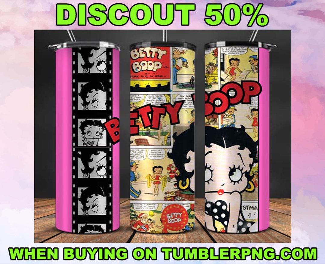 Betty Boop Skinny Tumbler Wrap Betty Boop Tumbler Wrap betty - Etsy