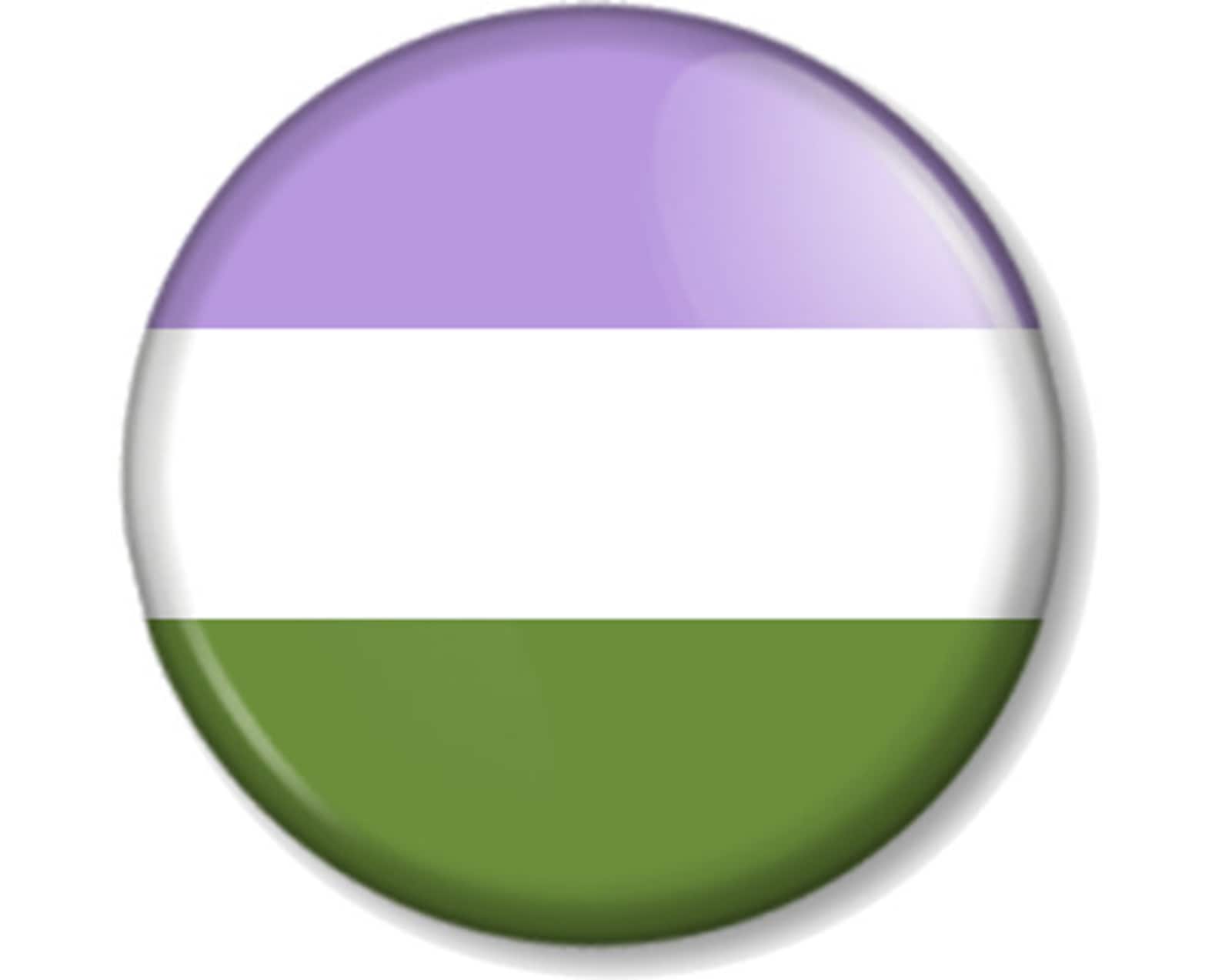 Non-binary Pride Flag Pin Button Badge Various Sizes Available 25mm ...
