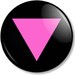 Pink Triangle Pin Button Badge or Magnet 25/38/58mm LGBTQ - Etsy UK