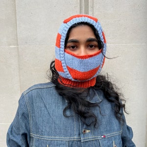 Two Way Balaclava Hand Knit Pattern: Easy Worsted Yarn (PDF Pattern) - Etsy