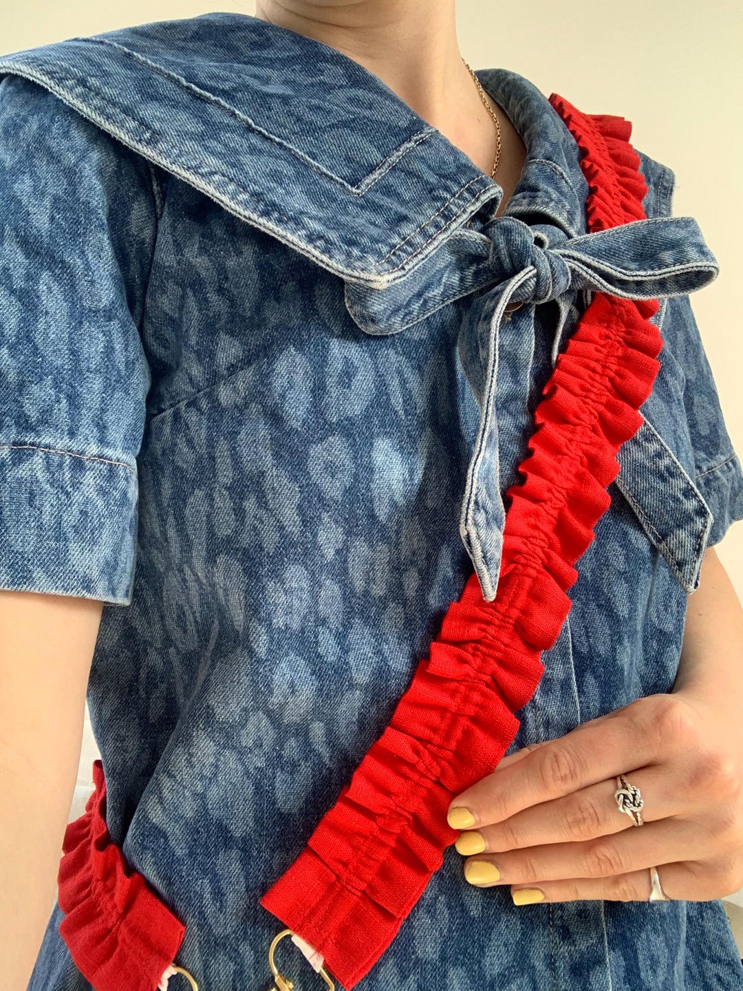 Ruffle Cross-body Phone Strap Sewing Pattern (PDF Pattern) - Etsy