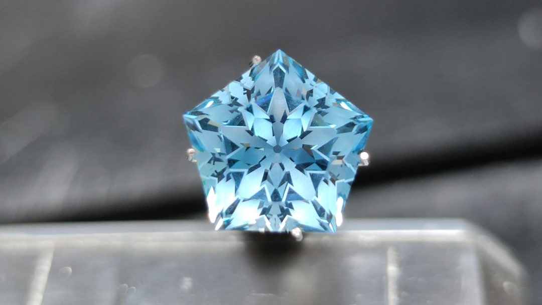 Natural Gemstone Artistic Design, Frosted Facets, Sunflower, Loose ...