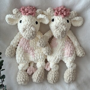 Highland Cow Snuggler - Made to Order | Highland Cow Lovey | Crochet ...