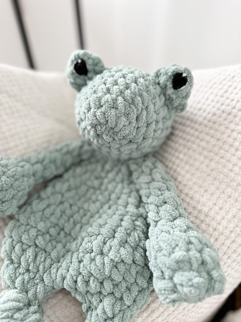 Frog Snuggle Buddy - Made to Order - (medium 15") | Frog Lovey ...
