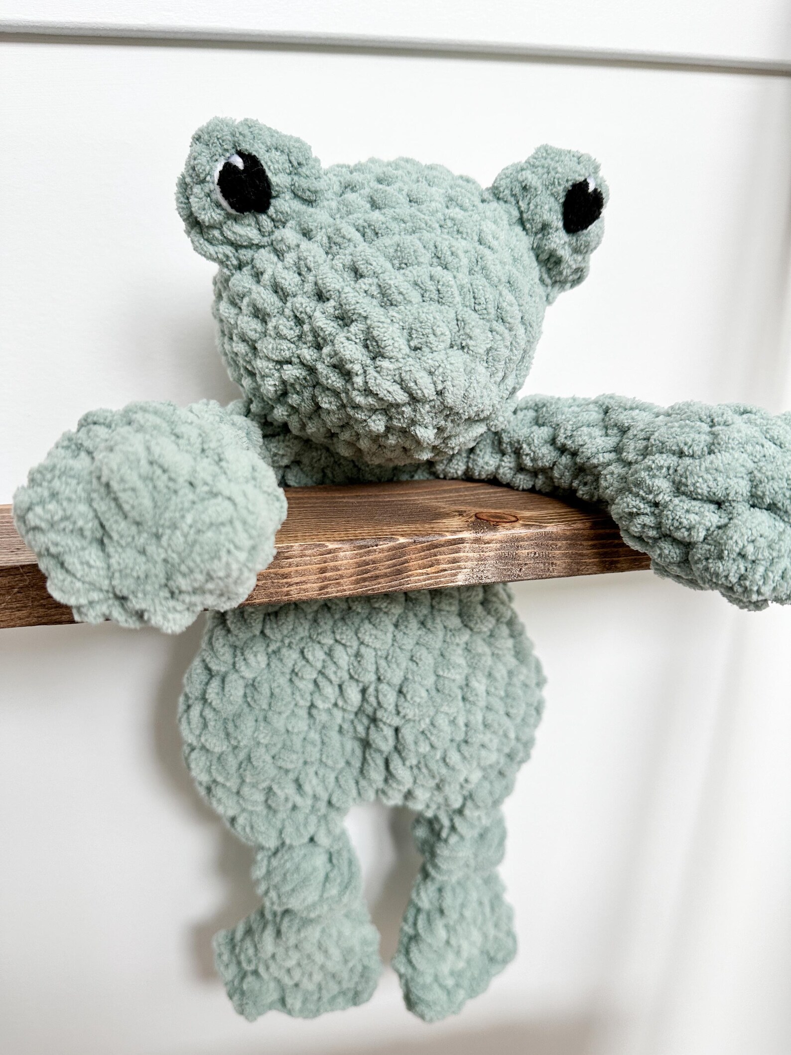 Frog Snuggle Buddy - Made to Order - (medium 15") | Frog Lovey ...