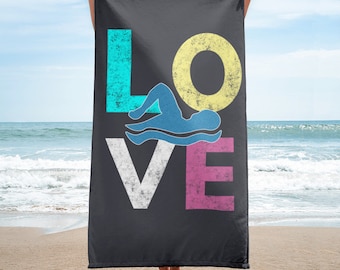 Funny beach towel | Etsy