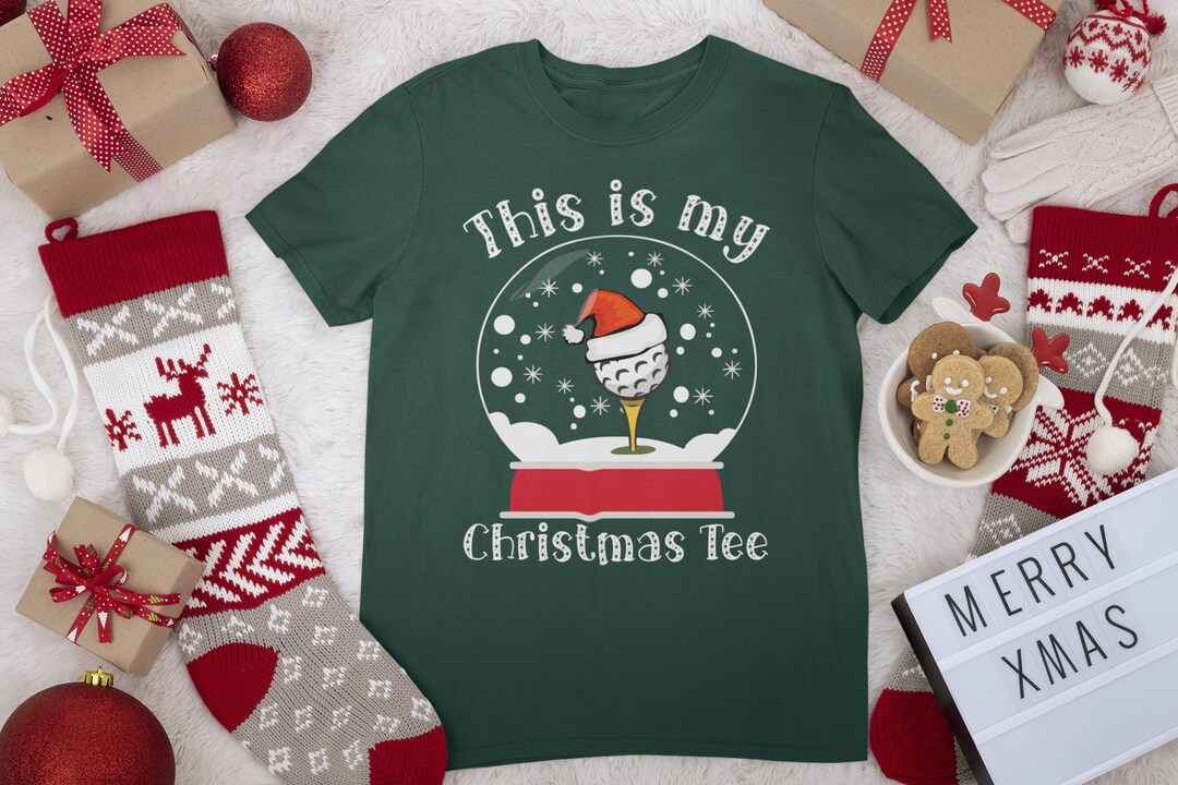 Golf Gift Shirt Funny Christmas Golf Shirt Golf Clubs Shirt Xmas Golf ...
