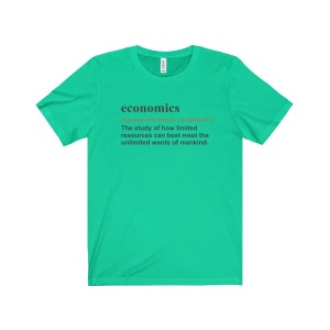 Economics Economist Definition Shirt Economics T Shirt Gift for ...