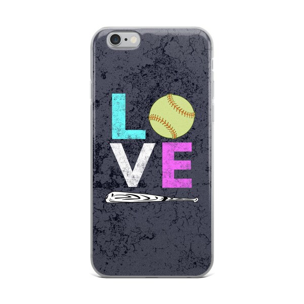 Softball iPhone Case - Etsy
