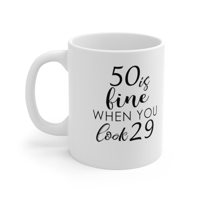 50th Birthday Mug Fiftieth Mug Fiftieth Birthday 50th - Etsy