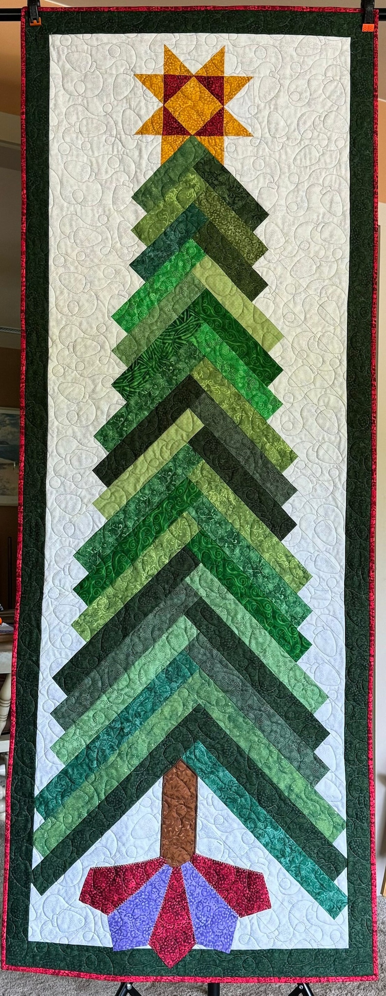 Quilted Christmas Tree Braid - Etsy