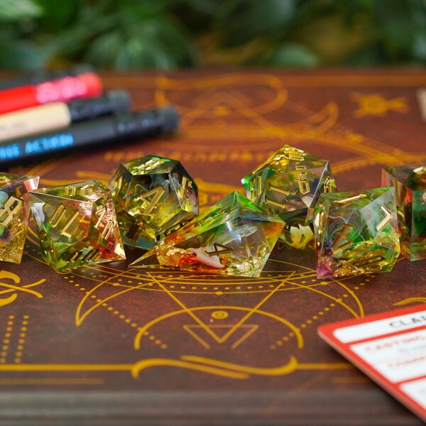 Clear Dice Set - Etsy