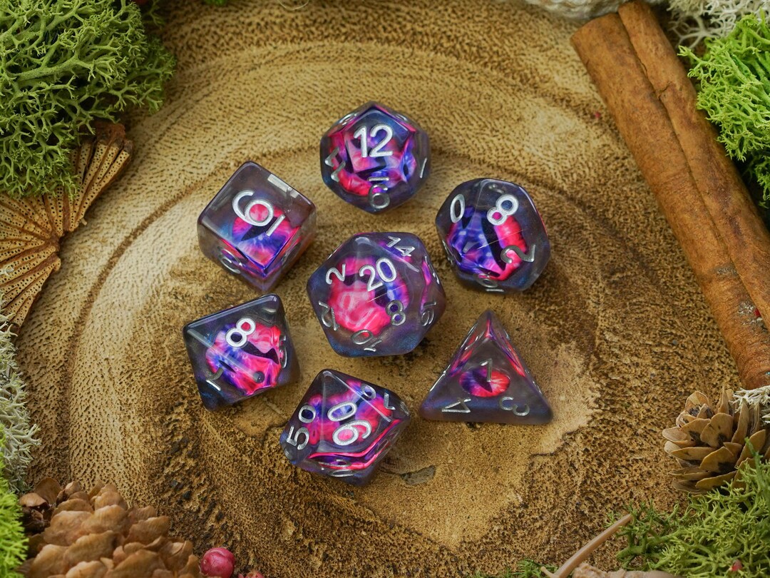 Eyes of the Astral Sea Resin Dice Set D&D Dice Gift Set - Etsy