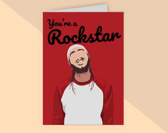 Post malone card | Etsy