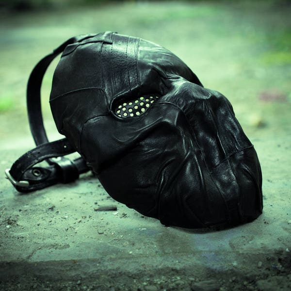 Leather Mask - Etsy