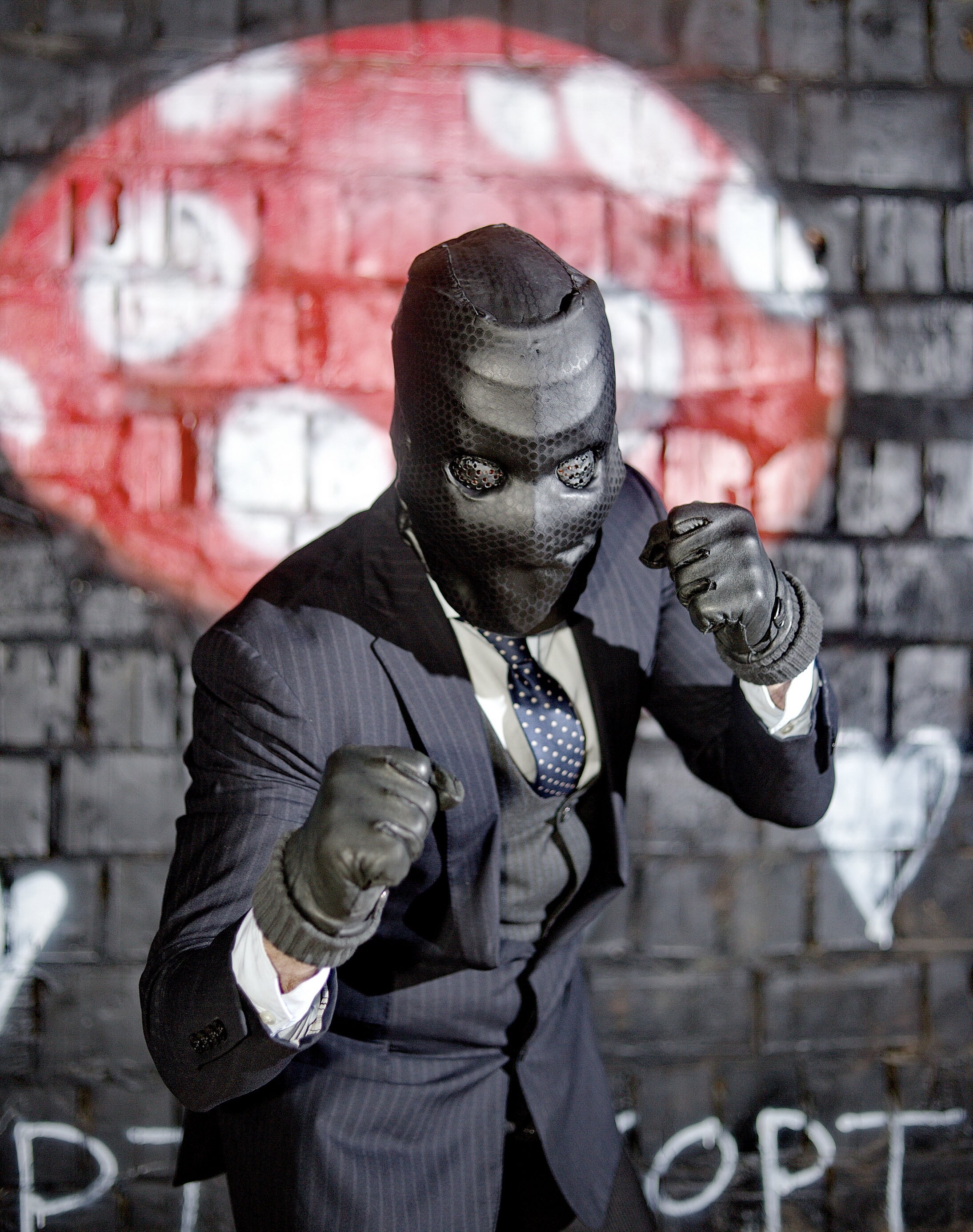 Dark rider/racer Mask with a flexible soft neck collar | Etsy