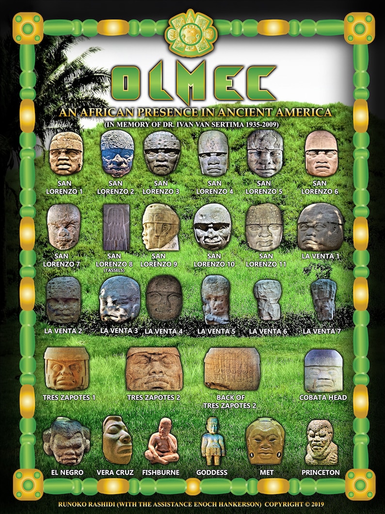 OLMEC POSTER POSTER - Etsy