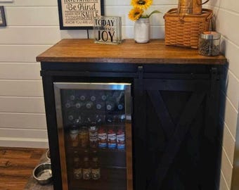 Sideboard with mini fridge space store