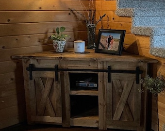 Rustic Tv Stand - Etsy