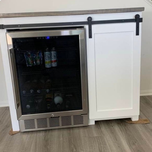 Stunning Mini Fridge Cabinet Bar Pictures