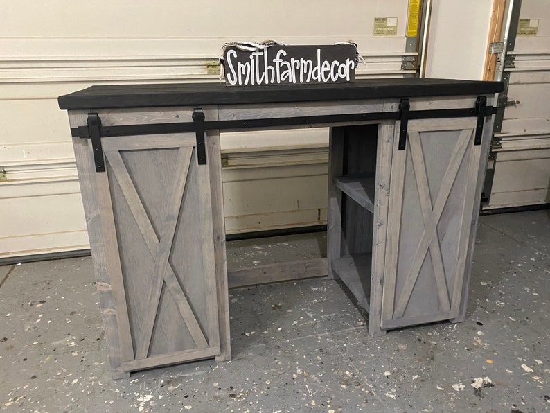 Modern Farmhouse Style Custom Build Mini Fridge Cabinet With - Etsy