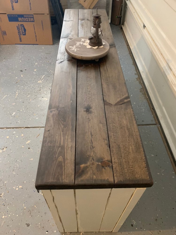 Six Foot Modern Farmhouse Style Media Console / Buffet Table / - Etsy