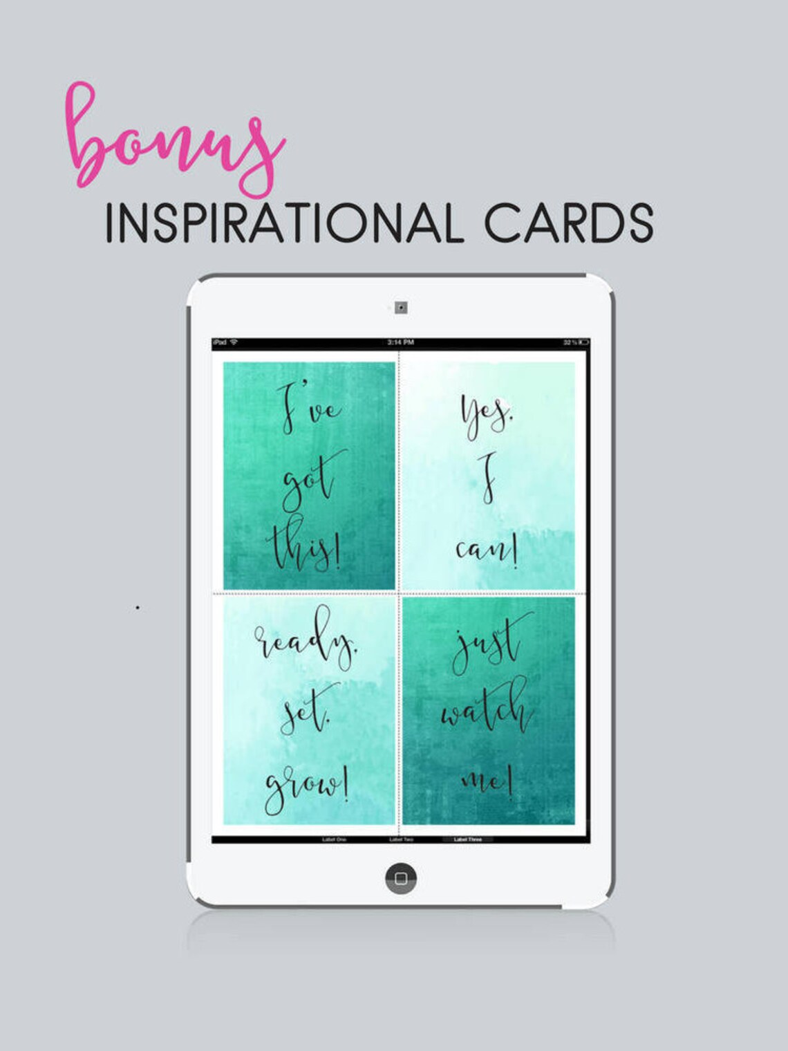 Goal Setting Card Goal Tracker Goal Card Goal Printable Focus Vision ...