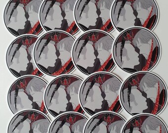 Hannibal Sticker Set, Stickerpack Hannibal Lecter & Will Graham ...