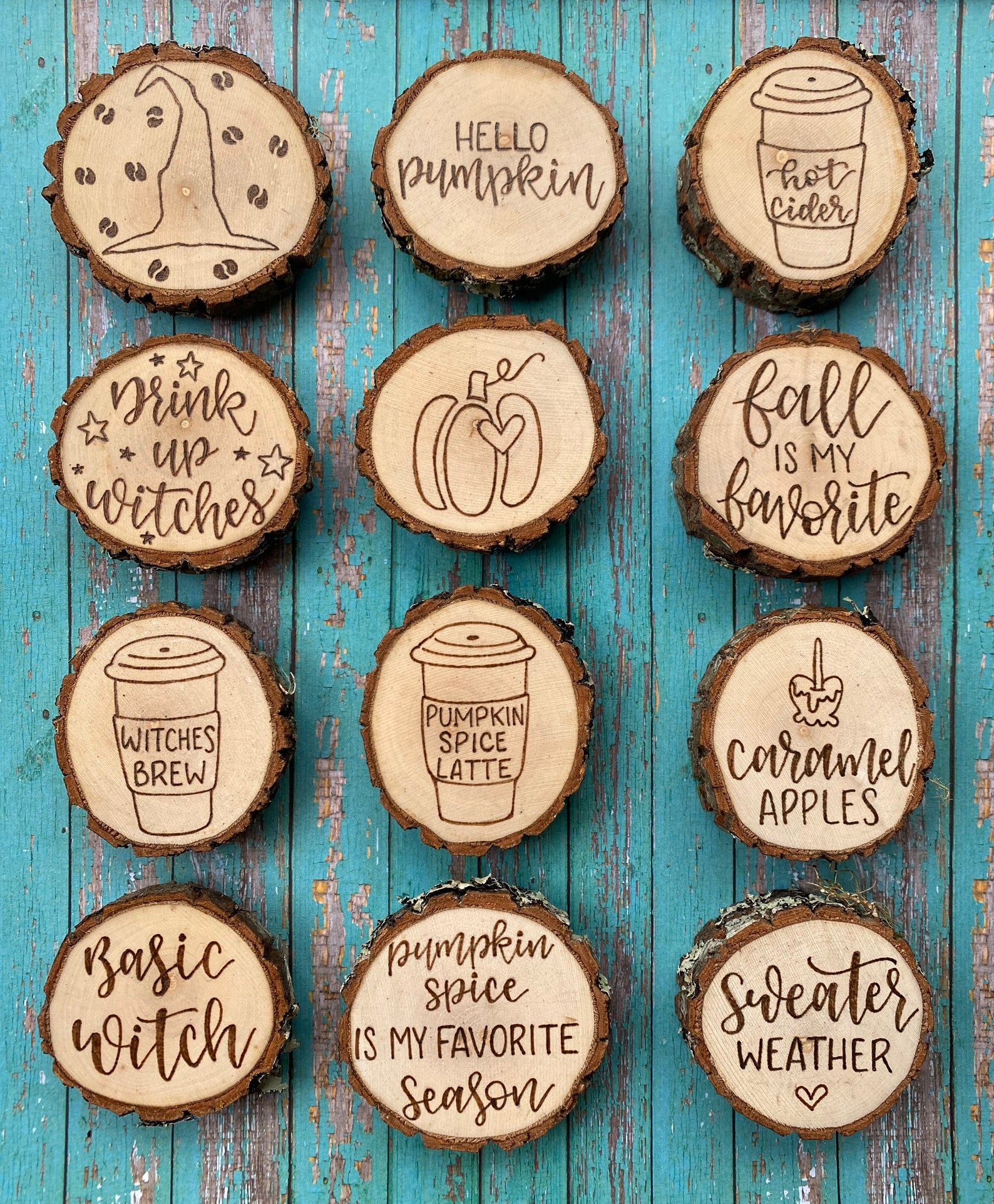 Wooden Magnets Kitchen Magnets Wooden Magnets Personalized - Etsy