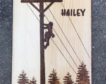 Wood burned sign | Etsy