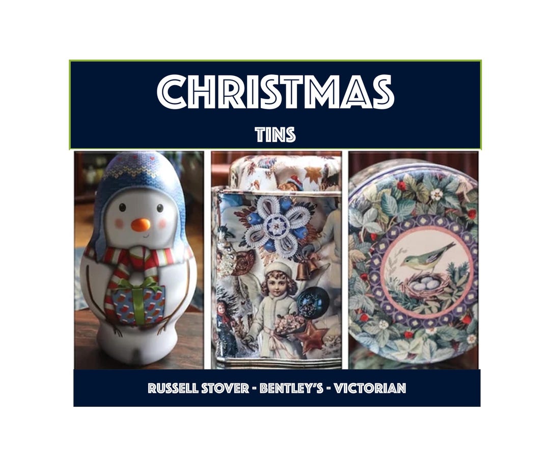 Christmas Tins Collectibles - Etsy