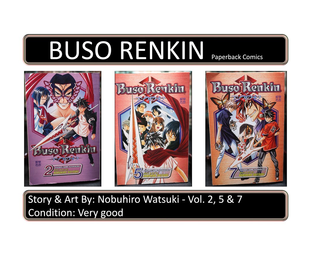 Buso Renkin - Shonen Jump Advanced Manga Edition Comics/paperback - Etsy